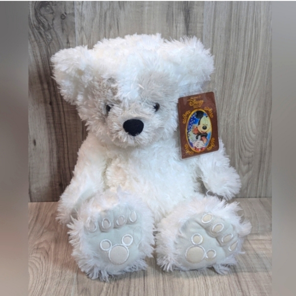 Disney | Toys | Disney Vintage Pre Duffy Bear White Hidden Mickey Mouse ...